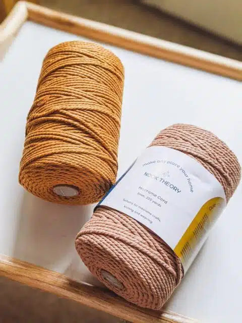 TYPES OF MACRAME CORDS | DIFFERENT TYPES & MATERIALS – nooktheory
