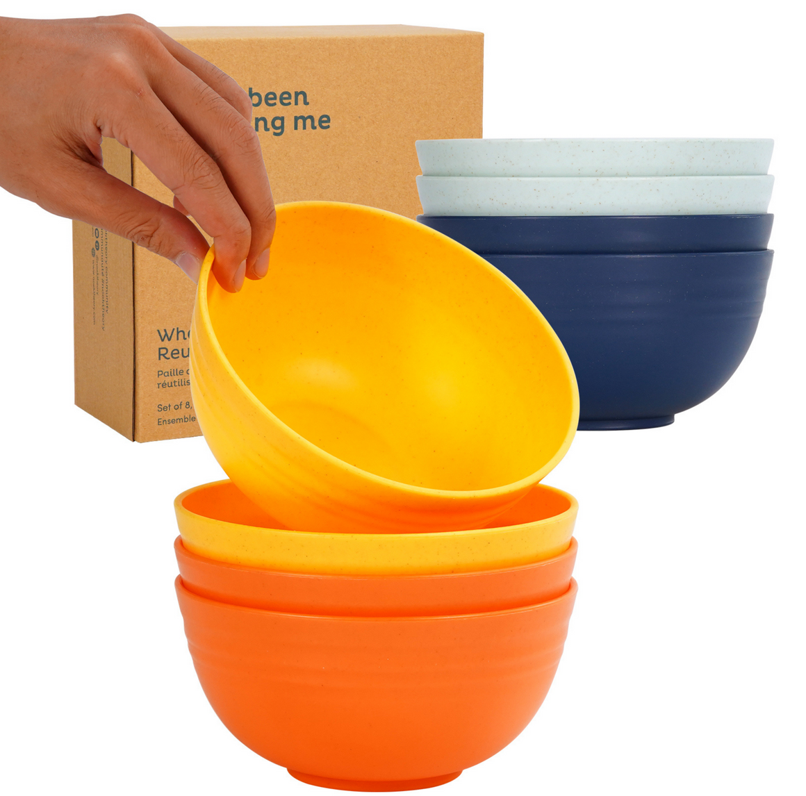 Reusable Wheat Straw Bowls - Non-Toxic Bowls for Kids – nooktheory