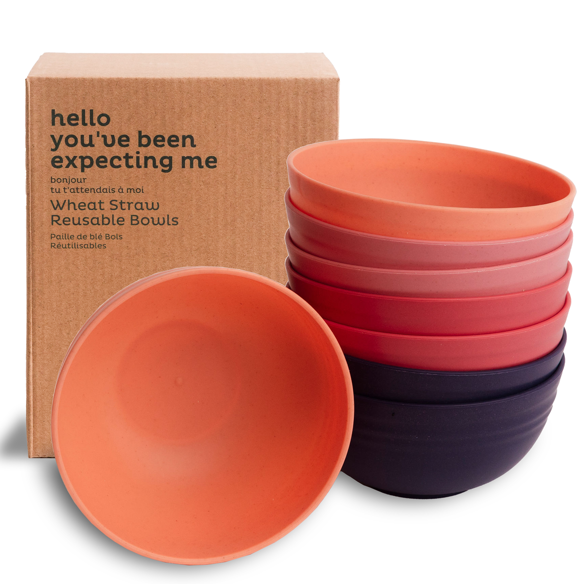 Reusable Wheat Straw Bowls - Non-Toxic Bowls for Kids – nooktheory